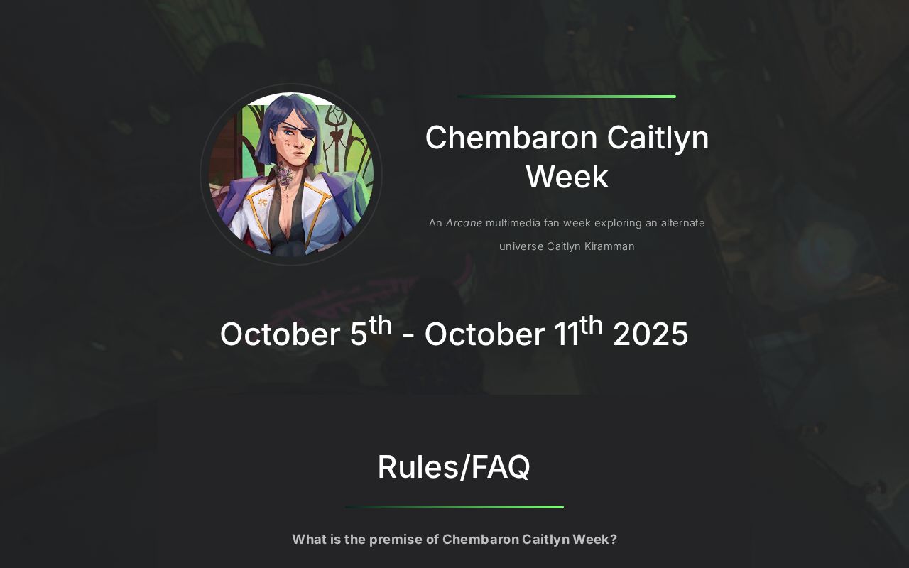 Chembaron Caitlyn Weekend